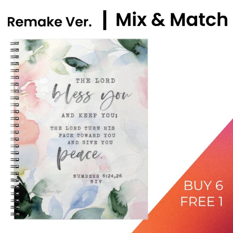 [SG Ready Stock] Christian Bible Verses A5 Size Single Line Notebook ...