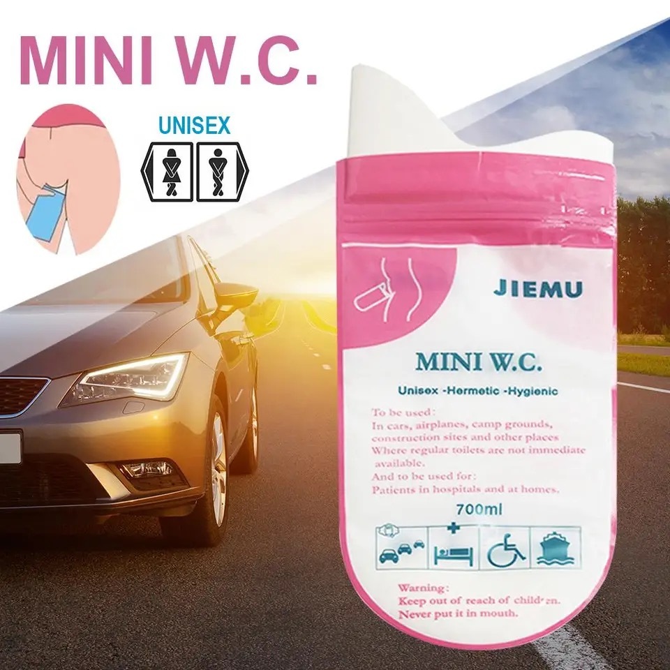 [SG] Disposable Urine Bag/ Emergency Car Urine Bag/ Portable Travel ...