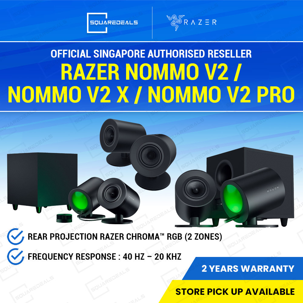 Razer Nommo V2 / Nommo V2 X / Nommo V2 Pro Full-Range 2.1 PC Gaming ...