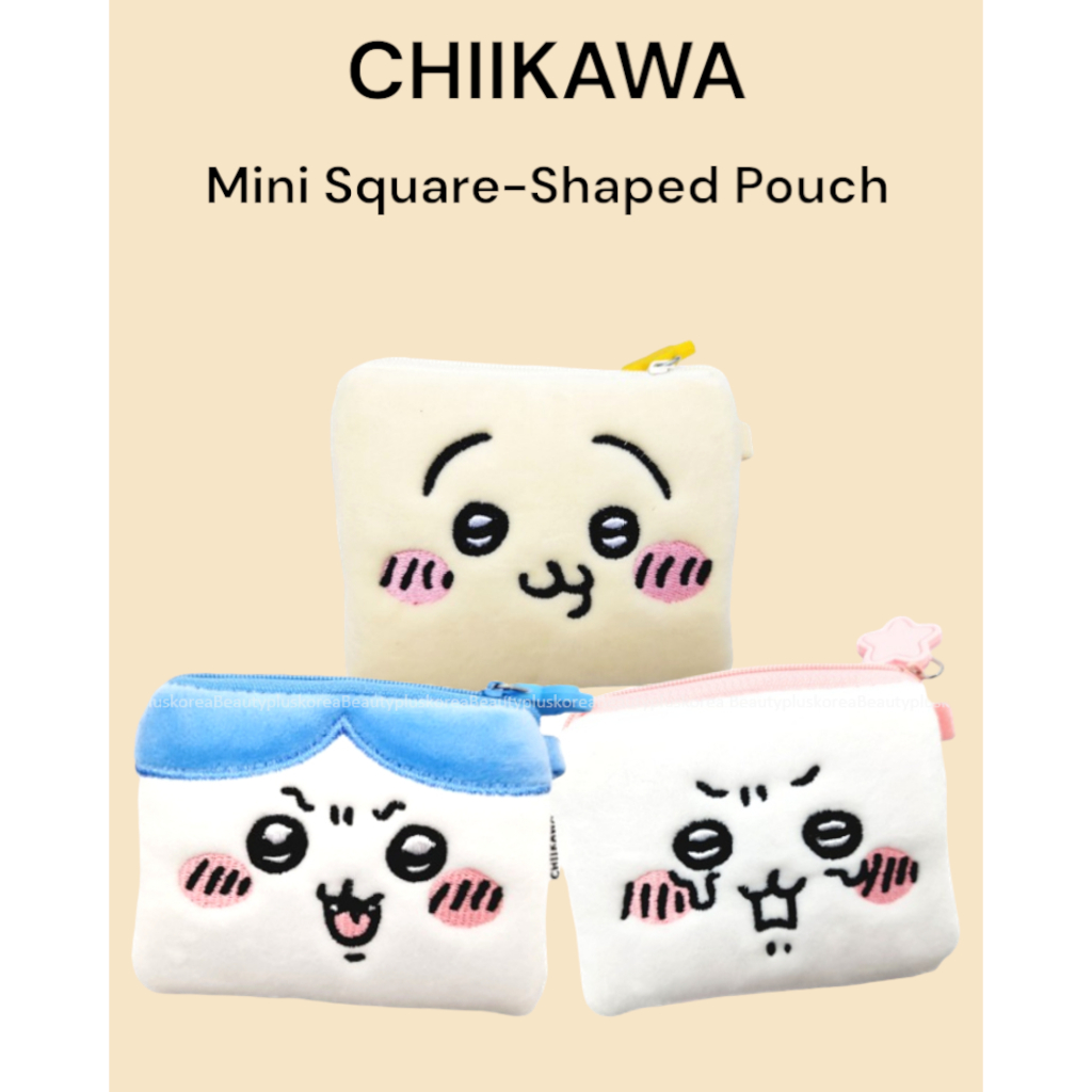 [CHIIKAWA] Mini Square-Shaped Pouch (Chiikawa / Usagi / Hachiware ...