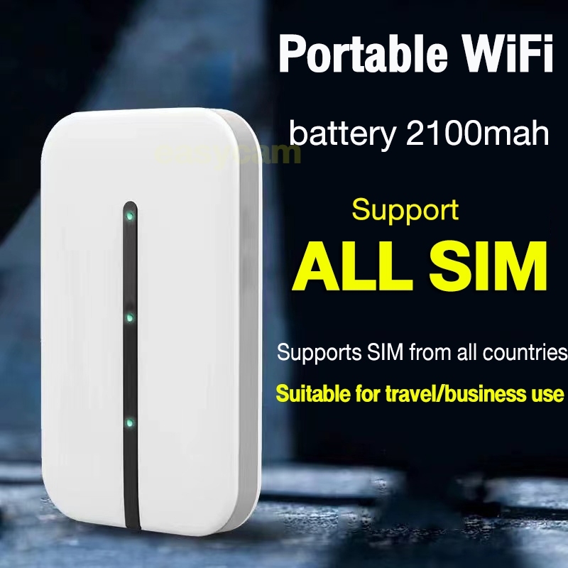 Pocket wifi mifi 2100mah Portable 3G 4G LTE USB Modem SIM Wireless ...
