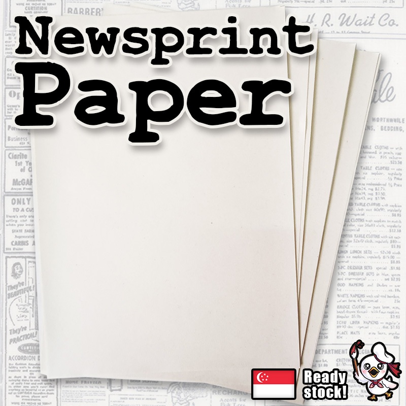 🇸🇬🚚 Newsprint Paper A3 / A4 500PCS | Parcel Wrapping Protection Moving ...