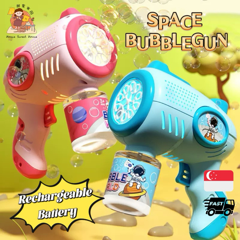 [SG] Space Bubblegun ️ Bubblegun Refill Bubble Solution Kids Bubblegun ...