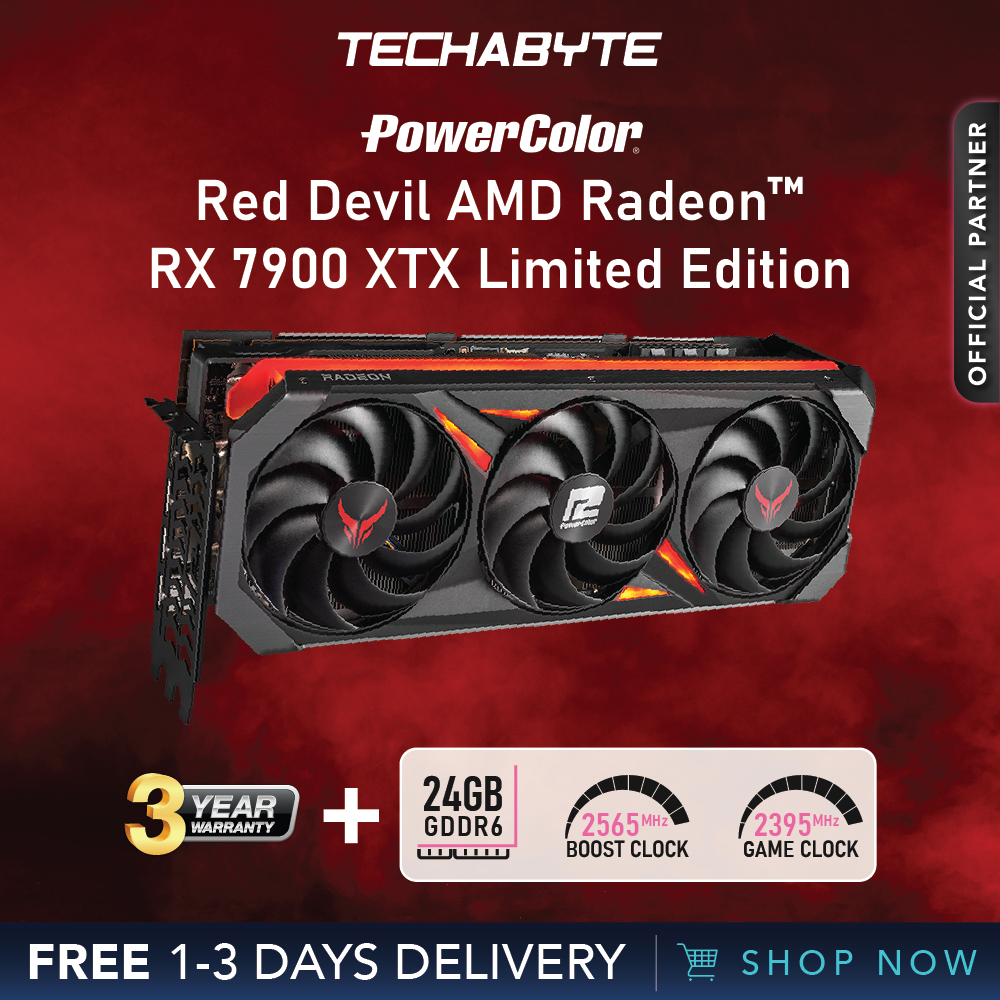 [FAST SHIP] Powercolor Red Devil AMD RADEON RX 7900 XTX | 24GB GDDR6 ...