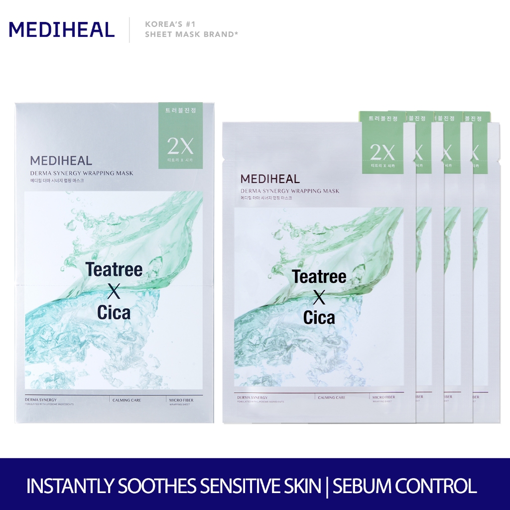 Mediheal Synergy Wrapping Mask Box for Calming 4 x 25ml - A Solution ...