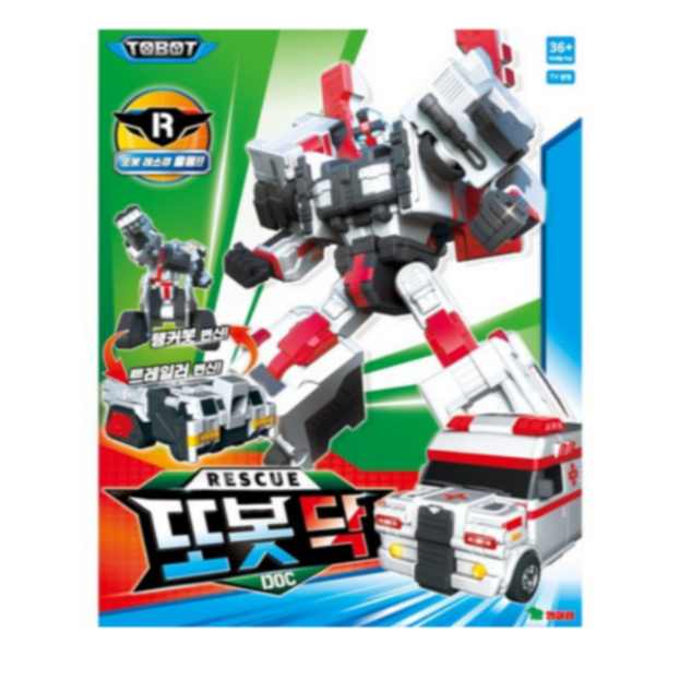[TOBOT] TOBOT DOC, RESCUE DOC, Transforming Robot, Large size | Shopee ...