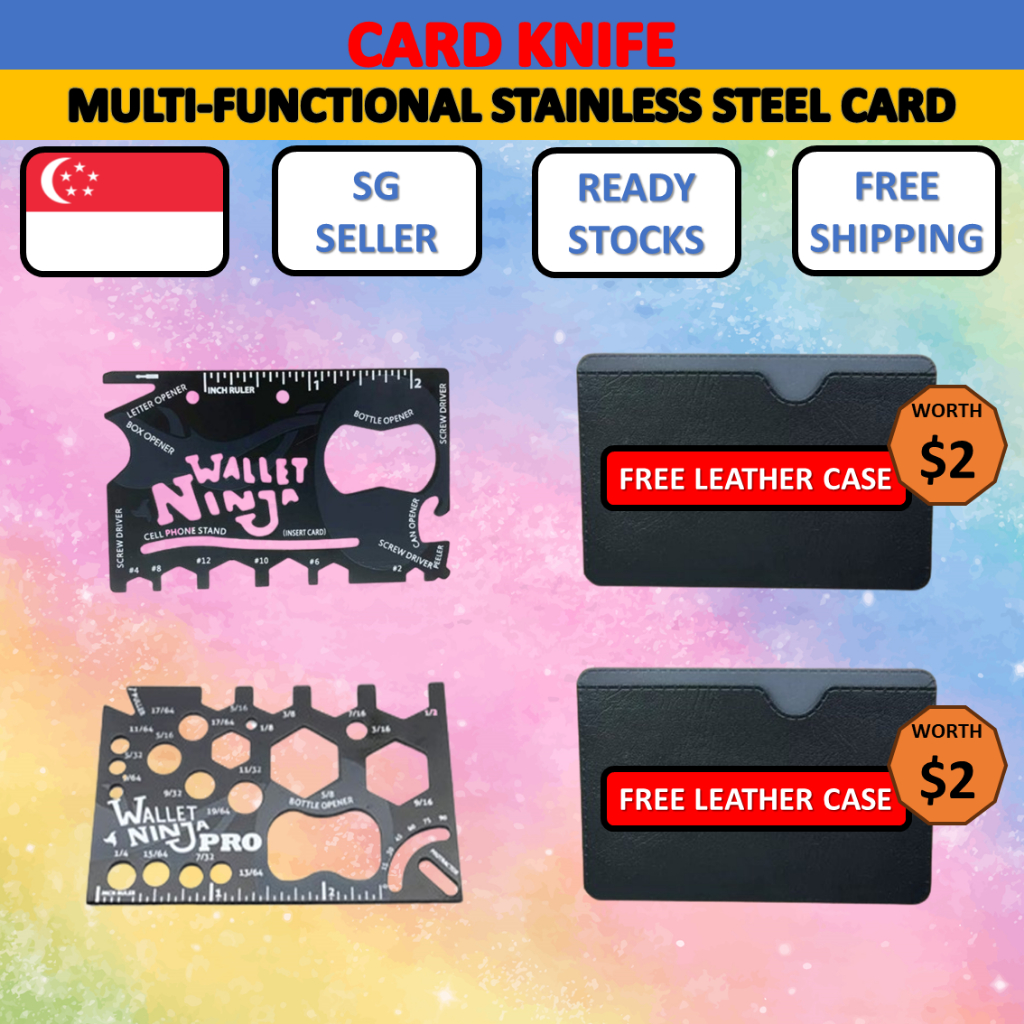 [SINGAPORE SELLER] WALLET NINJA | WALLET NINJA PRO |ULTRA THIN 18 IN 1 ...