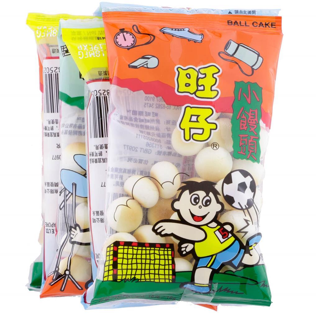[SG READY STOCK] Wang Wang Xiao Man Tou Wang Zhai Milk Ball Biscuits ...