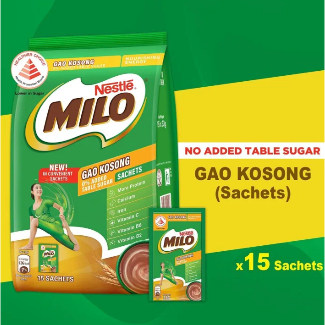 Milo UHT 50-Percent Less Sugar Chocolate Malted Milk/UHT 50% Less Sugar ...