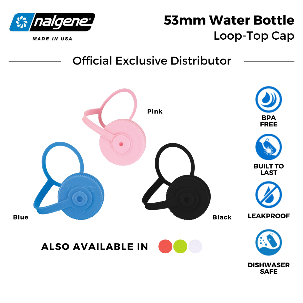 Nalgene 53mm Water Bottle Loop-Top Cap (For 16oz Wide Mouth) | Shopee ...