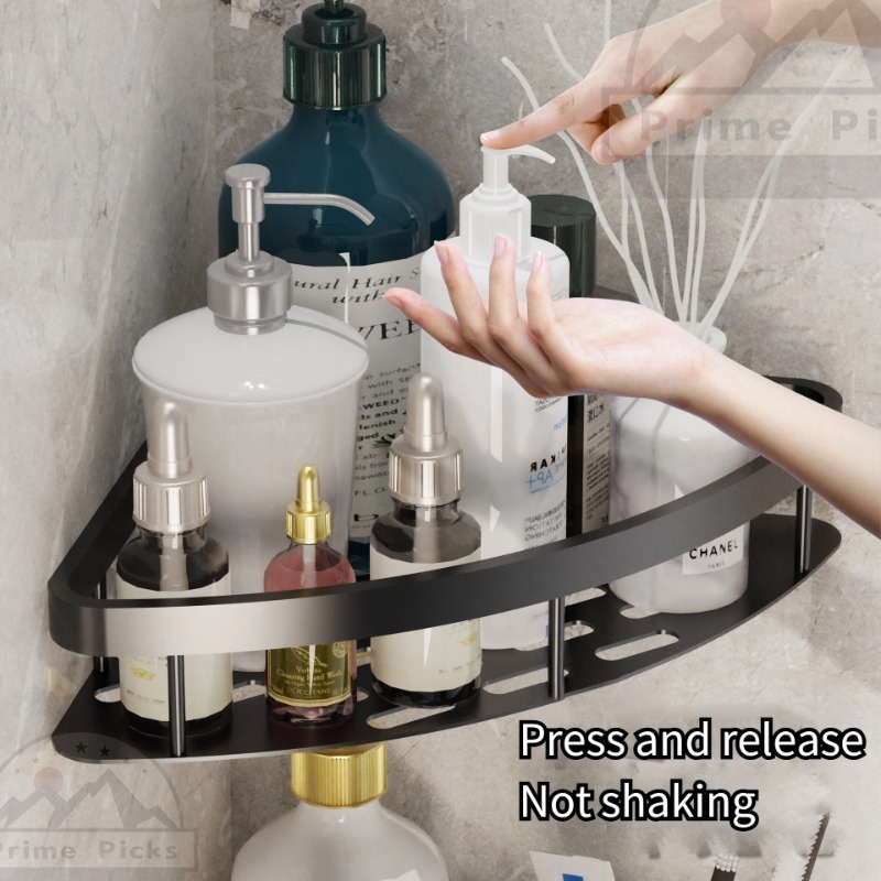 [SG spot] Bathroom storage rack, bathroom triangle rack, corner ...