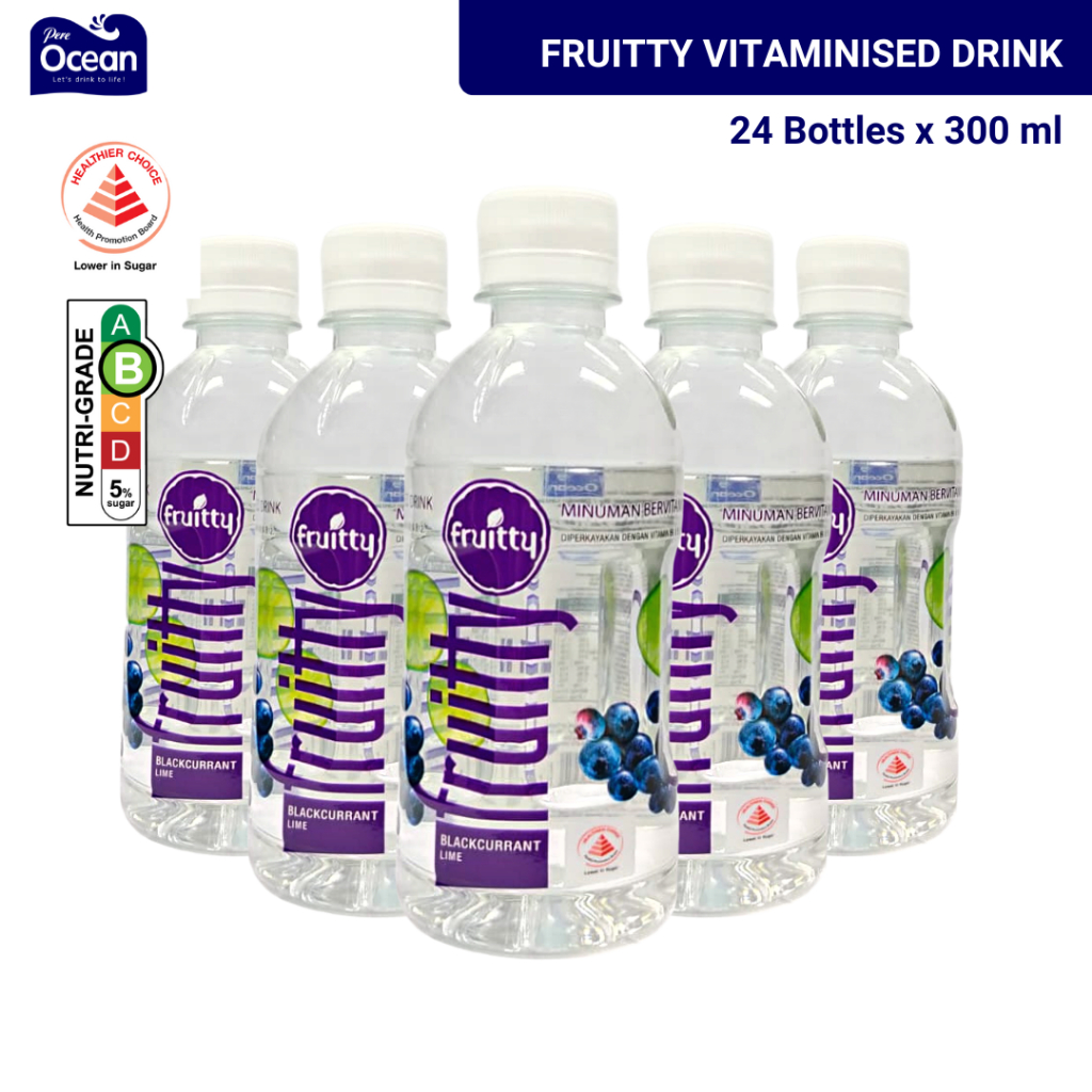 Pere Ocean Fruitty Vitamin Blackcurrant Drink 300ml (24 bottles per pack) | Shopee Singapore