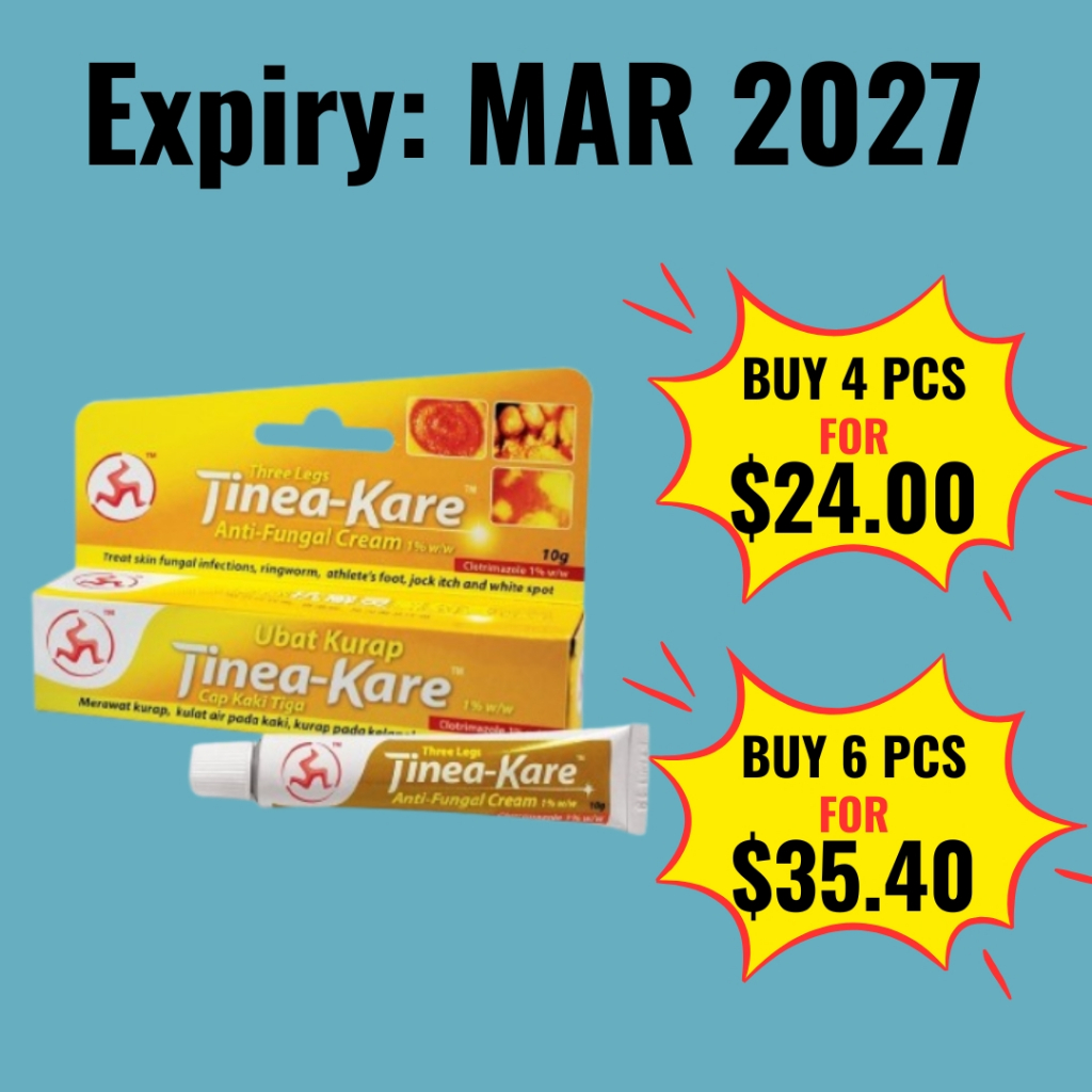 Tinea Kare 10g Antifungal Cream against Ringworm White Spot and ...