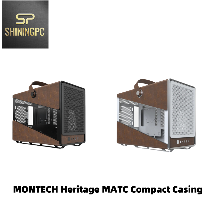 MONTECH Heritage Micro Form Factor Compact Leather Gaming Chassis with ...