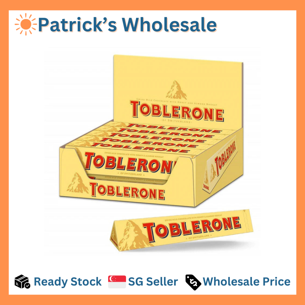 TKY Toblerone Swiss Chocolate (20x100g) Bundle SG Ready Stock | Shopee ...