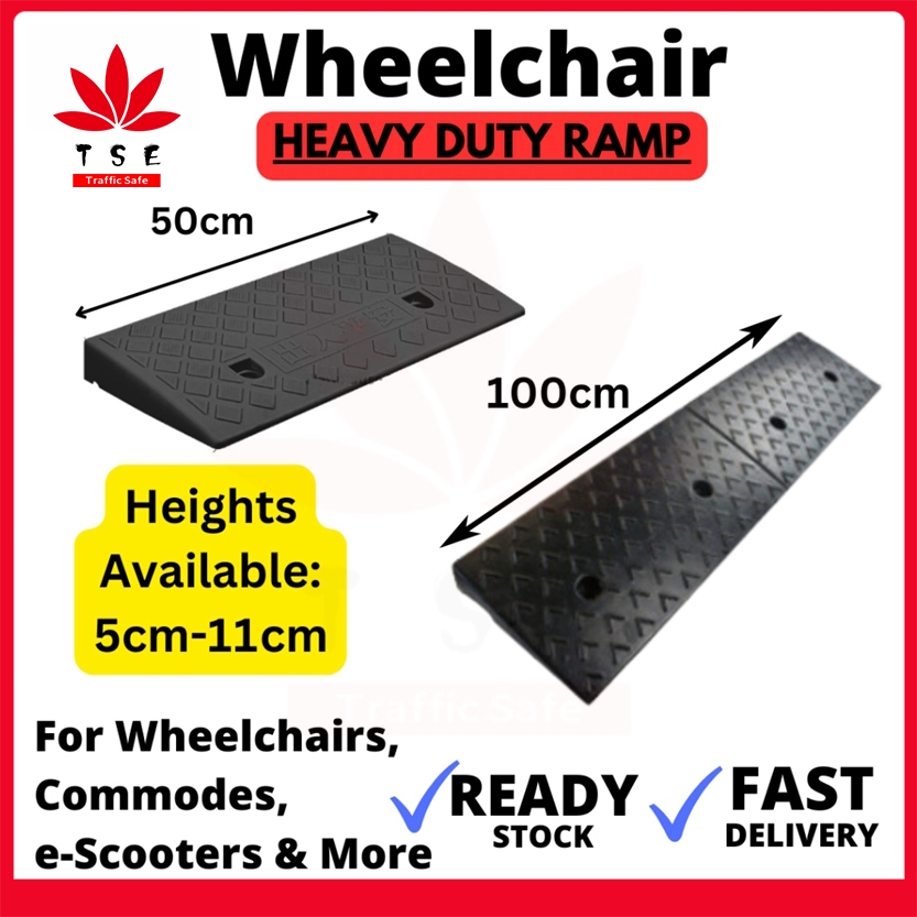 【TS】Wheelchair Ramp For Entrance Kerb | Many Heights Available Step Mat ...