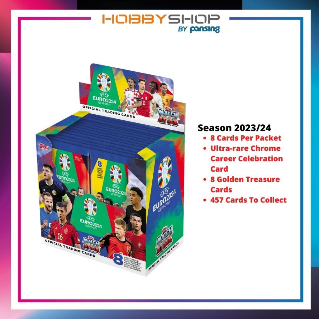 Topps Match Attax Euro 2024 Trade Packets - 1 Box (36 Packets) | Shopee ...