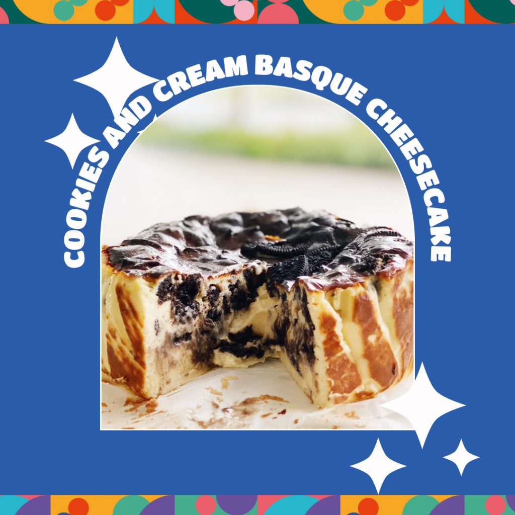 SINFULCAKES - Cookies & Cream Burnt Cheesecake | Shopee Singapore