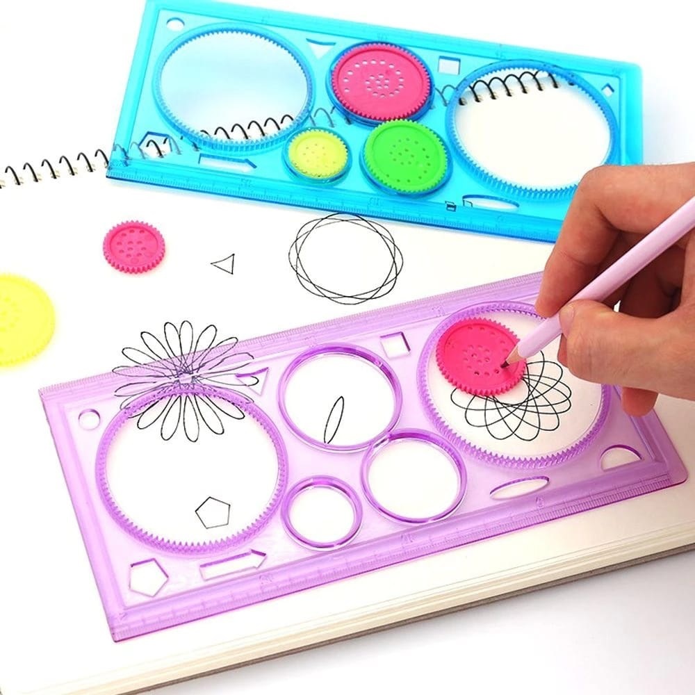 💖📏 Design Ruler l Spirograph Rulers l Kids Ruler l Birthday Party ...