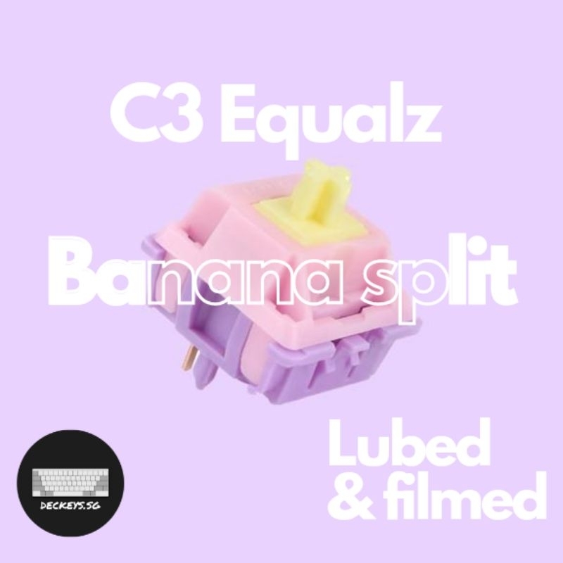 [STOCK/LUBED] C3 Equalz Banana Split Linear Switch For Custom ...