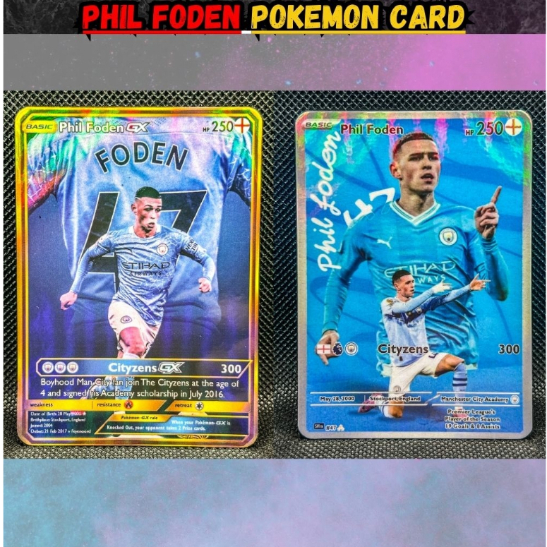 Manchester City: Phil Foden Pokemon Card | Shopee Singapore