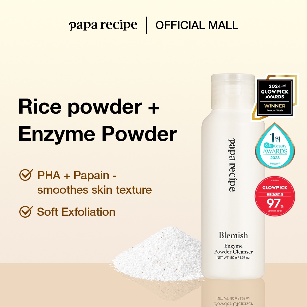 papa recipe Blemish Enzyme Powder Cleanser (50ml) | Shopee Singapore