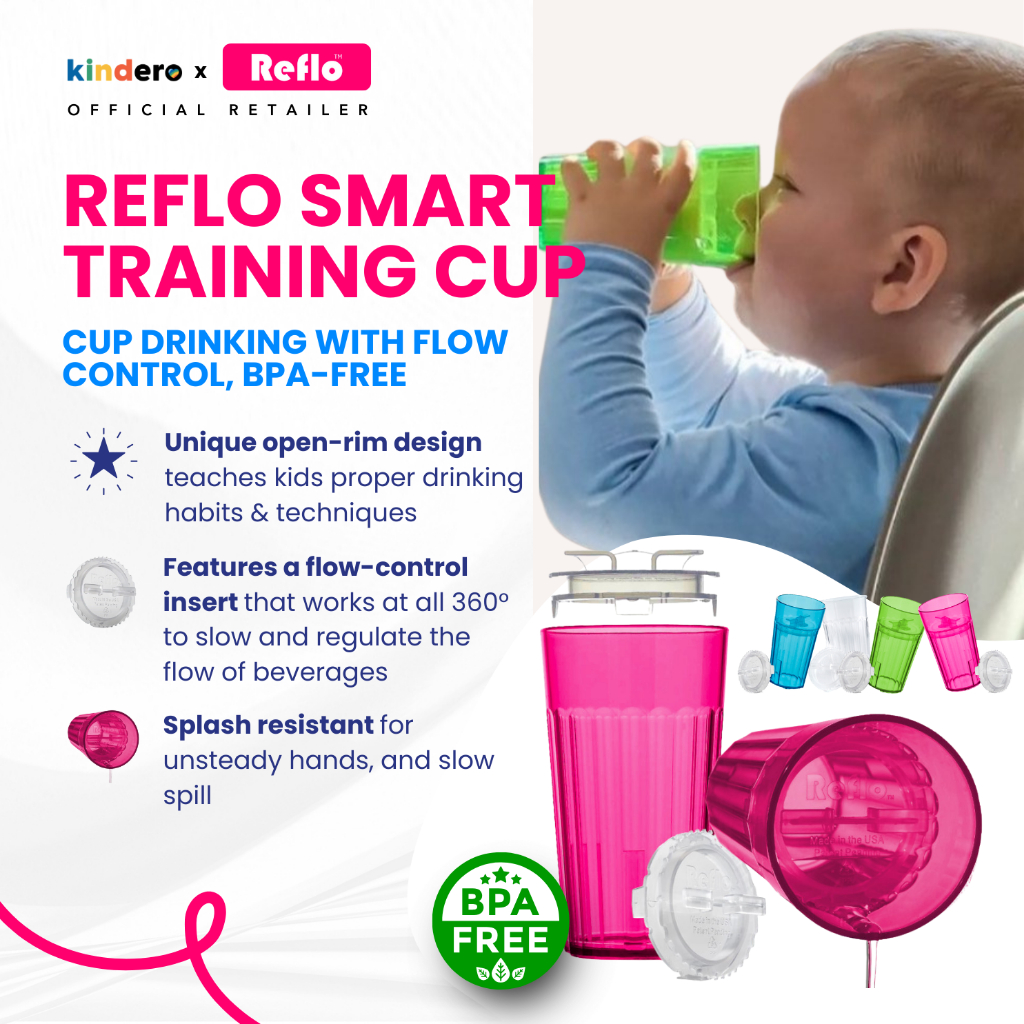 Reflo Smart Training Cup - Teach Open-Cup Drinking with Flow Control ...