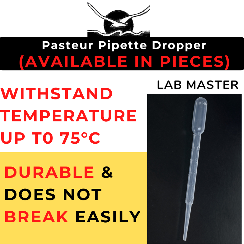 LAB MASTER/MALAYSIA Disposable Plastic Pasteur Pipette Dropper ...