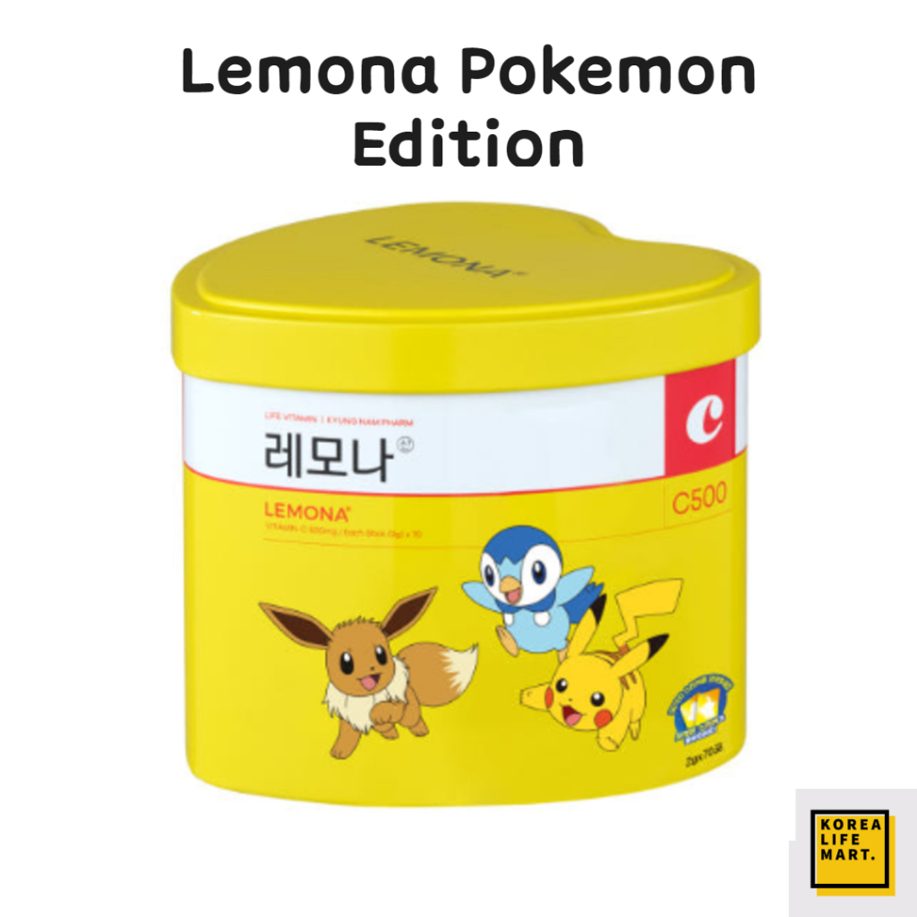 [Kyungnam Pharm] Lemona Pokémon Edition – 2g x 70 Sachets | Shopee ...