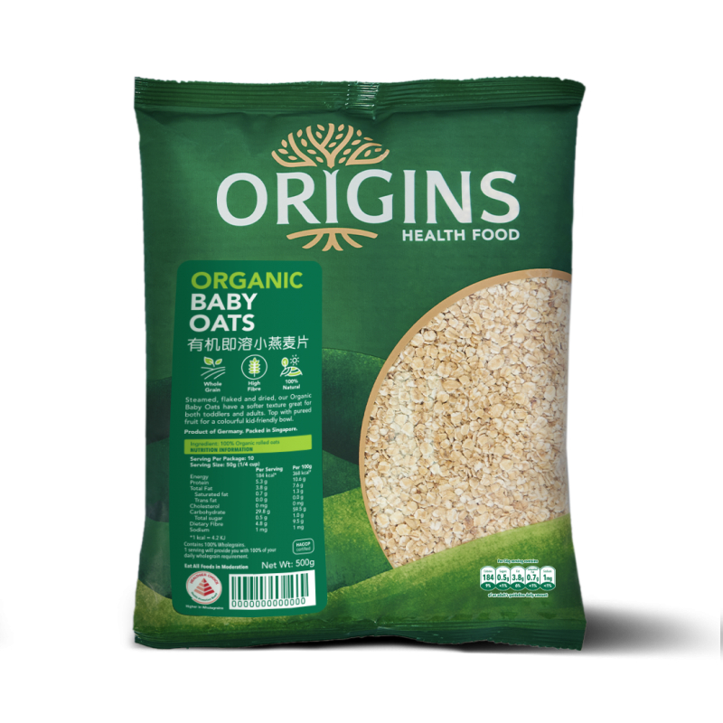 ORIGINS Organic baby oat 500g (in bundle packaging) | Shopee Singapore