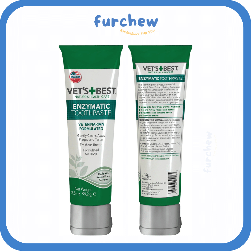 [SG] Vet's Best Enzymatic Dental Gel Toothpaste, Dental Wipes, Ear ...