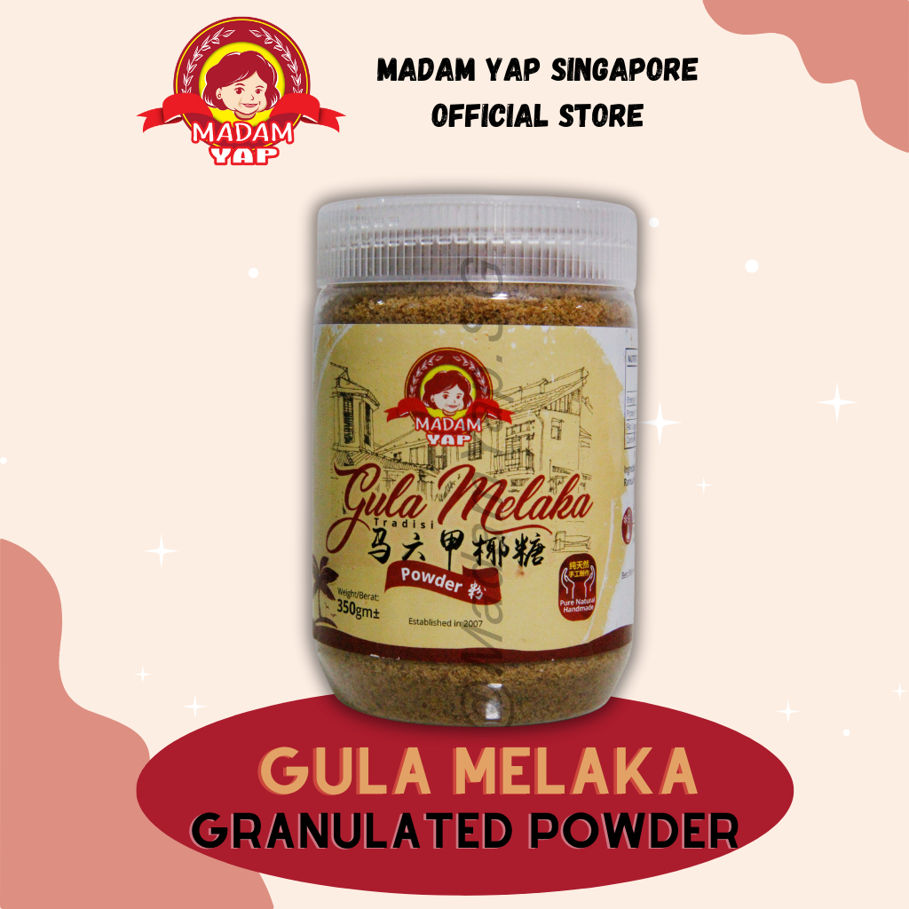 MADAM YAP’s 100% Pure Powdered Gula Melaka | Palm Sugar| 马六甲纯椰糖 300g ...