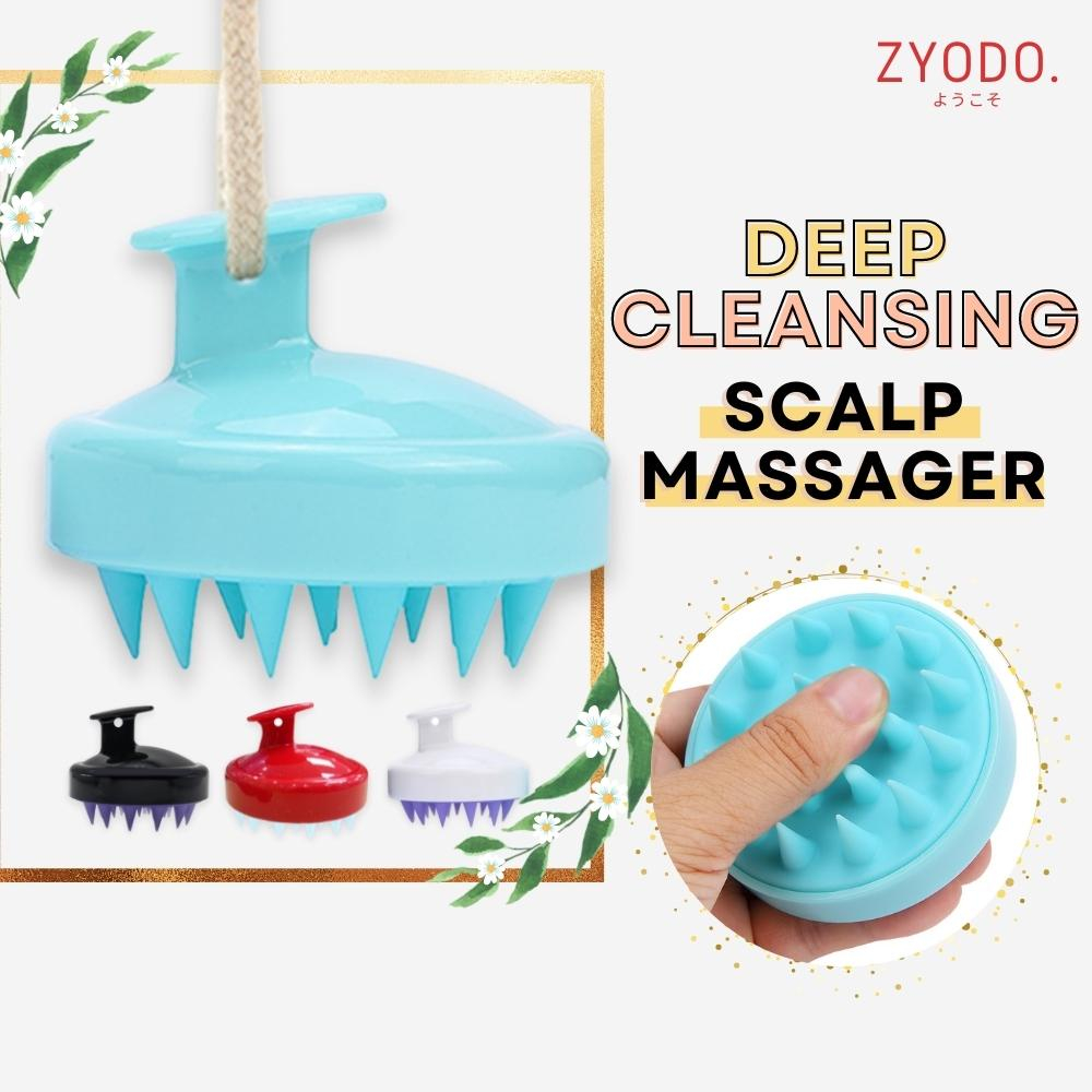 🇸🇬 Scalp Massager Brush / Comb Edge Finger Scalp Brush / Hair Massage ...