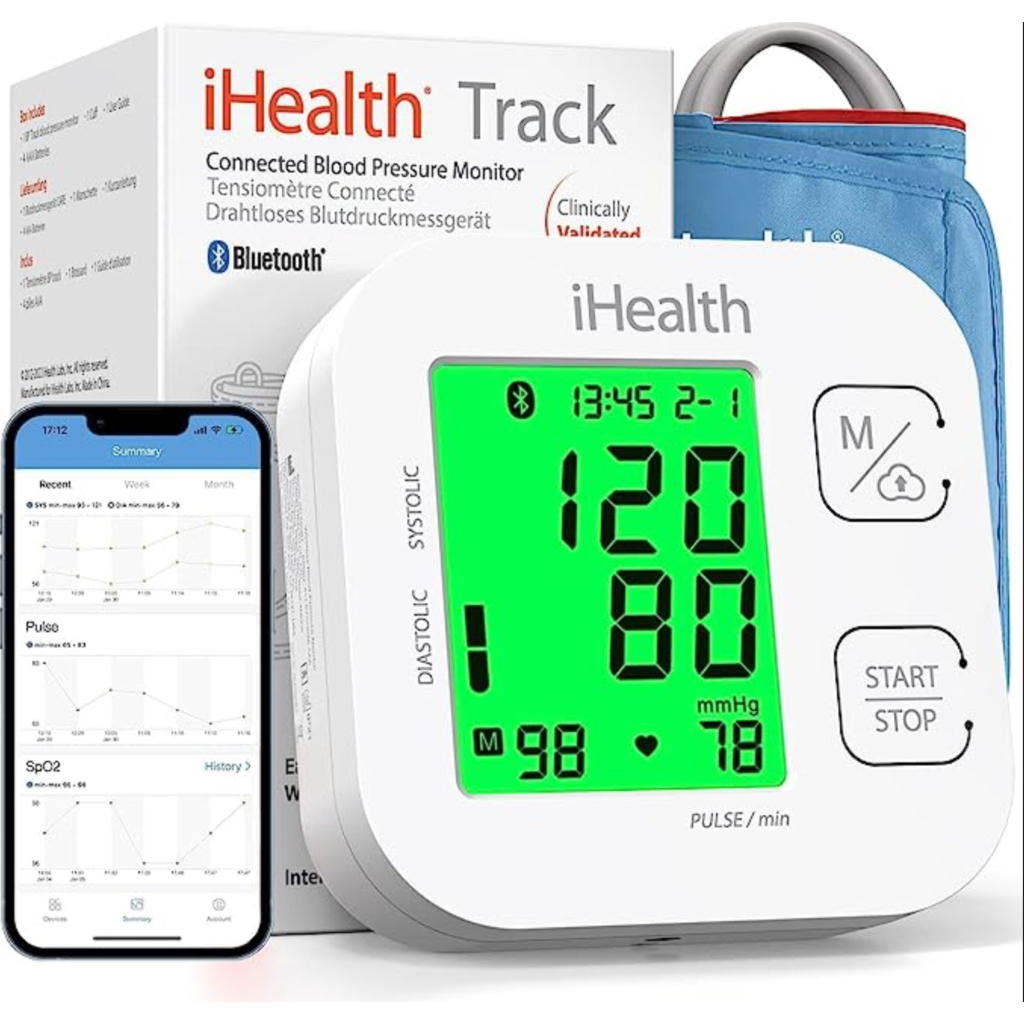 iHealth Track Blood Pressure Monitor 550BT (Display set) | Shopee Singapore