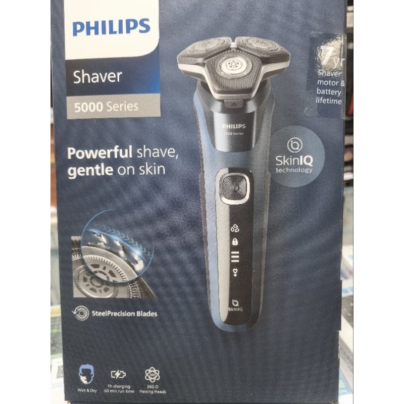 Philips S5880 5000 Series Wet & Dry Shaver with SkinIQ Technology ...