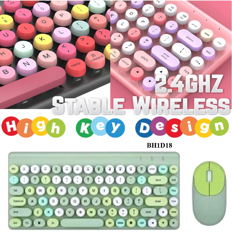 【SG Seller】2.4G Switch 86 Mechanical Keyboard with Wireless Mouse ...
