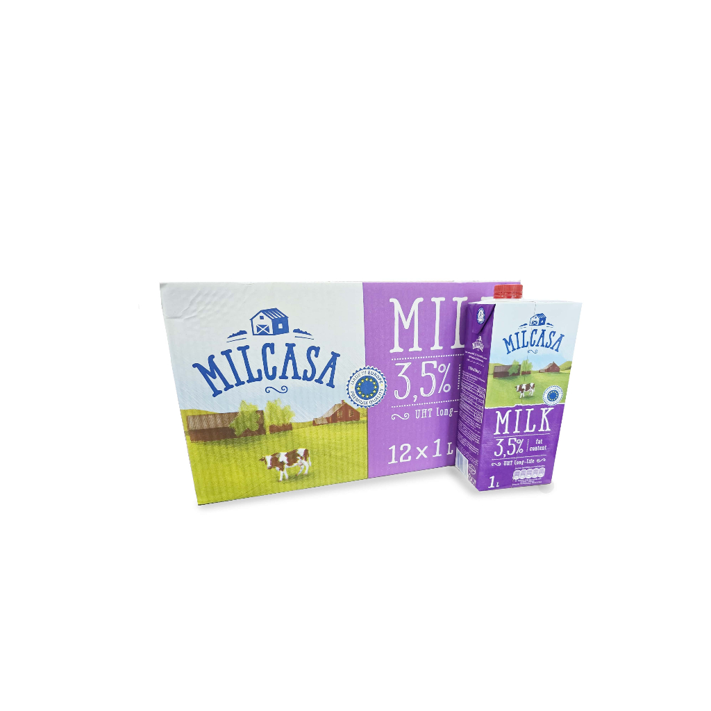 Milcasa Full Cream UHT Milk Carton (1Lx 12) POLAND | Shopee Singapore