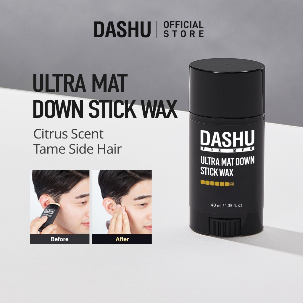 [DASHU] For Men Premium Ultra Mat Down Stick Wax 40ml (Stick Wax for ...