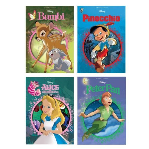 Disney Bambi/101 Dalmatians/Alice in Wonderland/Peter Pan/Pinocchio ...