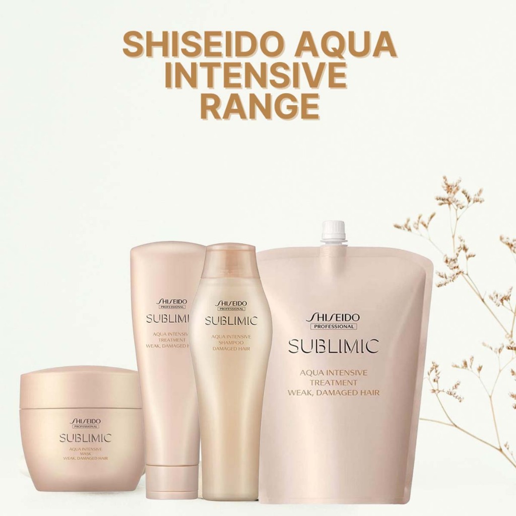 Shiseido Professional Sublimic Aqua Intensive Shampoo / Treatment / Mask [Made in Japan ...