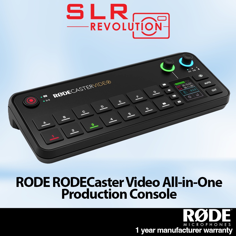RODE RODECaster Video All-in-One Production Console | Shopee Singapore