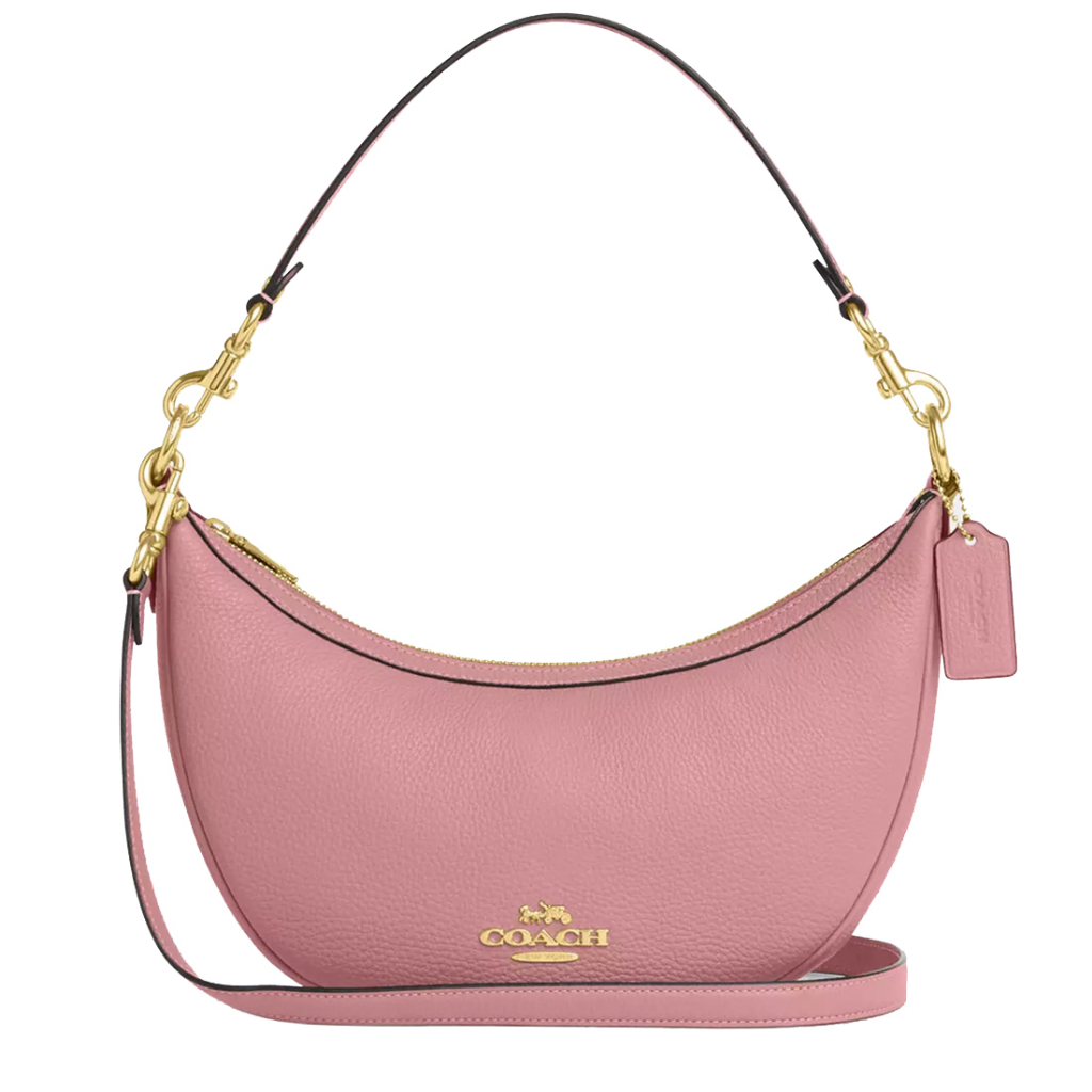 Coach Aria Shoulder Bag in True Pink CO996 | Shopee Singapore