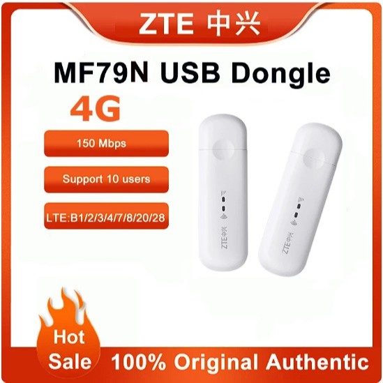 ZTE MF79N Portable WiFi Dongle USB 4G Modem Sim Card Slot Cat4 150Mbps ...