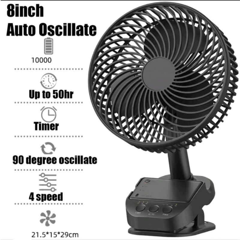 Table Fan Portable Fan Study Table Fan | Shopee Singapore