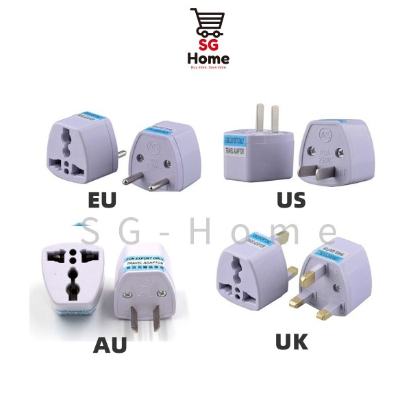 3 Pin 2 Pin Plug Head Conversion Plug European Standard Universal ...