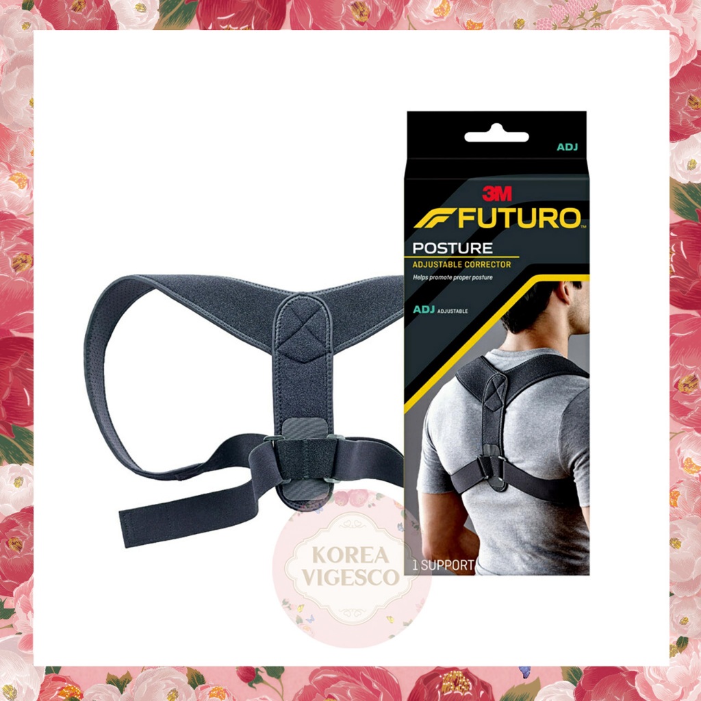 3M Futuro Posture Corrector Adjustable Shoulder And Back Support Black ...