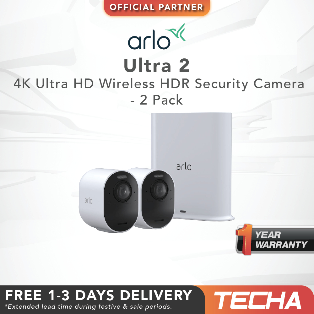 Netgear Arlo Ultra 2 | 4K Spotlight Camera ( VMC5040-200APS / VMS5240-200APS) | Shopee Singapore