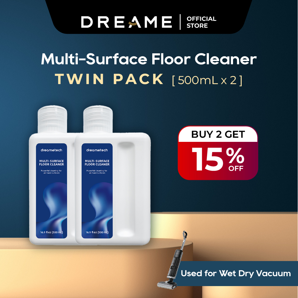 【TWIN PACK】Dreame Floor Cleaning Detergent Multi-Surface Cleaner ...