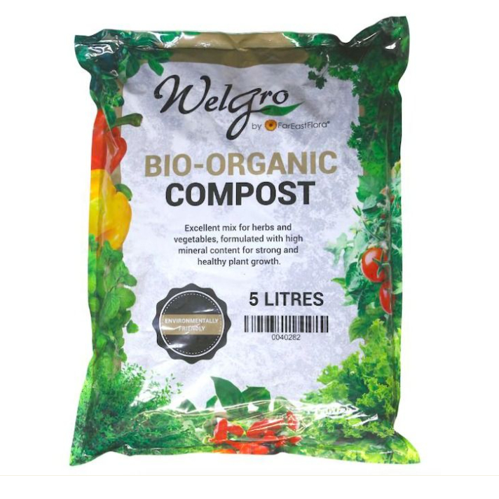 Welgro BIO-ORGANIC COMPOST 5L / 10L House Home Potted Plants Gardening ...
