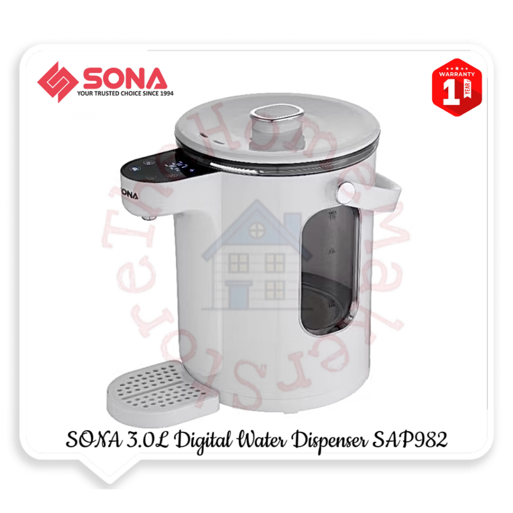 SONA 3.0L Digital Water Dispenser (Electric Airpot) SAP982 | SAP 982 (1 Year Warranty) | Shopee ...